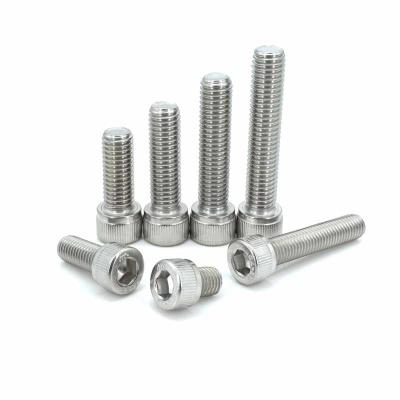 China 316 Stainless Steel Socket Head Cap Screws M20 Size 5-100mm Length ANSI Standard Industrial Fasteners for sale