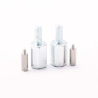 China M4 Zinc Plated Male-Female Hex Standoffs Grade 4.8 - 7mm Hex Size with Multiple Length Options for sale