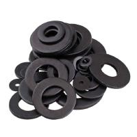 China Black Zinc Plated External Tooth Lock Stainless Steel Washers - M2 to M8 Sizes, 1.0-2.0mm Thickness for sale