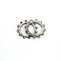 China M3-M10 304 Stainless Steel External Tooth Lock Washers with 6-18mm OD and 0.4-1mm Thickness for sale
