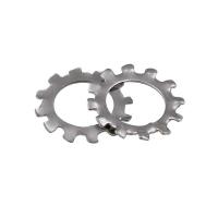 China M3-M10 304 Stainless Steel External Tooth Lock Washers with 6-18mm OD and 0.4-1mm Thickness for sale
