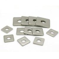 China 304 Stainless Steel Standard Spring Washers DIN436 Square Type for Thread & Flange Sealing - 1000pcs MOQ for sale