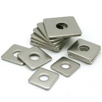 China 304 Stainless Steel Standard Spring Washers DIN436 Square Type for Thread & Flange Sealing - 1000pcs MOQ for sale