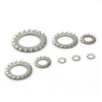 China M4 304 Stainless Steel External Tooth Lock Washers 8mm OD 0.5mm Thick DIN934 Standard for sale