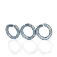China M3-M20 Grade 4.8 Blue White Zinc Split Lock Washers 0.8-4.1mm Thickness Anti-Loosening for sale