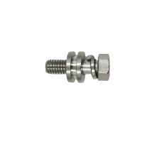China Grade 4.8 316 Stainless Steel Hex Head Bolt Screw M3-M24 with Spring Washer - Custom OEM Fastener for sale