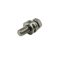 China Grade 4.8 316 Stainless Steel Hex Head Bolt Screw M3-M24 with Spring Washer - Custom OEM Fastener for sale