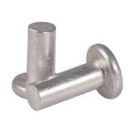 China Aluminum Flat Head Solid Rivets Grade 6.8 M3-M6 5-30mm for Automation Equipment for sale