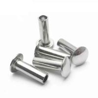 China Grade 4.8 Zinc Plated Hollow End Rivets M3-M16 Size 6-60mm Stainless Steel Fasteners for sale