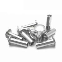 China Grade 4.8 Zinc Plated Hollow End Rivets M3-M16 Size 6-60mm Stainless Steel Fasteners for sale