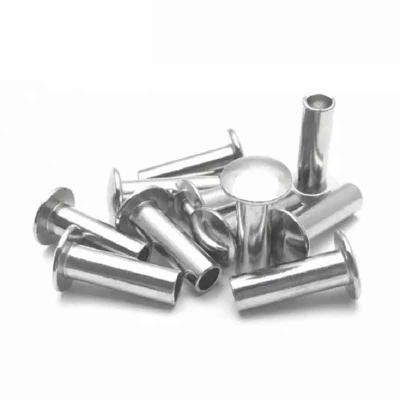 China Grade 4.8 Zinc Plated Hollow End Rivets M3-M16 Size 6-60mm Stainless Steel Fasteners for sale