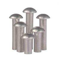 China M6 Aluminum Stainless Steel Solid Rivets Domed Head Gr6.8 ROHS 4-30mm Length for Equipment for sale
