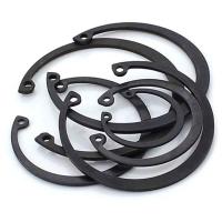 China Alloy Steel Internal Retaining Rings DIN7982 M8-M43 Size Range with Black Oxide Finish for sale