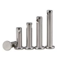 China M10 304 Stainless Steel Precision Clevis Pins DIN7982 15mm Diameter for Industrial Equipment for sale