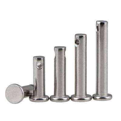 China M10 304 Stainless Steel Precision Clevis Pins DIN7982 15mm Diameter for Industrial Equipment for sale