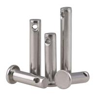 China M10 304 Stainless Steel Precision Clevis Pins DIN7982 15mm Diameter for Industrial Equipment for sale