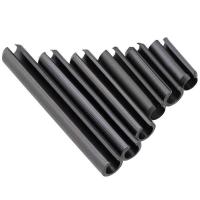 China M10 Alloy Steel Slotted Spring Dowel Pin DIN7982 - M10 Size with 16-80mm Length Options for Industrial Equipment for sale
