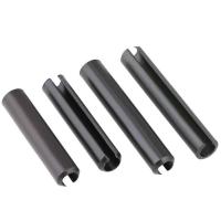 China M10 Alloy Steel Slotted Spring Dowel Pin DIN7982 - M10 Size with 16-80mm Length Options for Industrial Equipment for sale