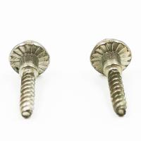 China 3mm Stainless Steel Self Tapping Screws ANSI Hex Flange Blunt Tip Screws for sale