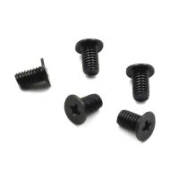 China M12 Stainless Steel Torx Flat Head Screws Extra Slim Black Zinc Plated 304 for sale