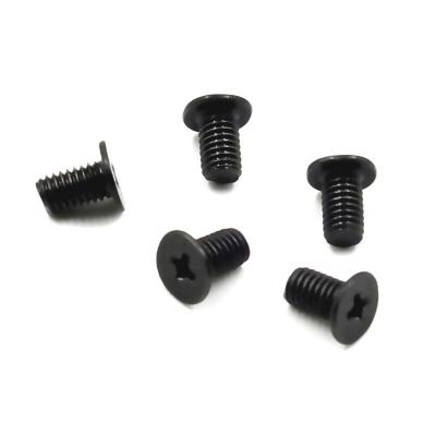 China M12 Stainless Steel Torx Flat Head Screws Extra Slim Black Zinc Plated 304 for sale