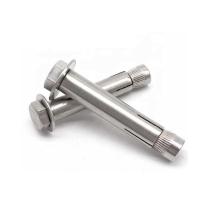 China Stainless Steel Sleeve Anchor Bolt M6-M12 A2-70 A4-70 for Concrete Construction 40-200mm Length for sale