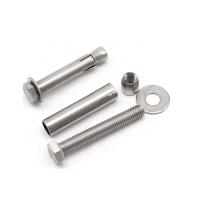 China Stainless Steel Sleeve Anchor Bolt M6-M12 A2-70 A4-70 for Concrete Construction 40-200mm Length for sale