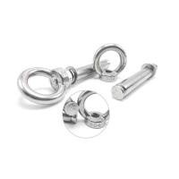 China M8 M10 M12 Stainless Steel Sleeve Expansion Concrete Lifting Eye Bolt Anchor 40-200mm Length for sale