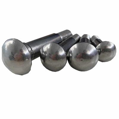 China UNC Stainless Steel Head Bolts 304 316 Oval Neck M12 for Railway Track Fasteners for sale