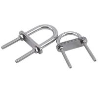 China 304 316 Stainless Steel Hex Head Bolts UNS Thread U Shape M8 With Nut for sale