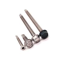 China SS304 Self Tapping Drilling Screws 150mm Length Carburized Layer for sale