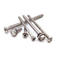 China SS304 Self Tapping Drilling Screws 150mm Length Carburized Layer for sale