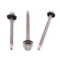 China SS304 Self Tapping Drilling Screws 150mm Length Carburized Layer for sale