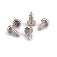 China Tamper Proof Self Tapping Security Screws M0.6-M16 Thread 410 Stainless Steel Triangle Head Anti-Theft Fasteners for sale