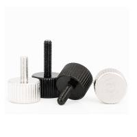 China M16 Knurled Thumb Screw 1/4-20 UNC Thread SUS316 Flat Head for sale