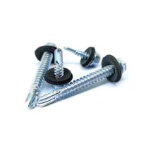 China DIN7504K Hex Head Self Drilling Screw with EPDM Washer ST3.5-ST6.3 Carbon Steel for sale