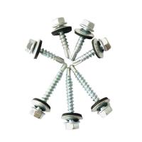 China Hex Head SUS304 Self Drilling Screws M4.8 with EPDM Washer - Carbon Steel & Stainless Steel Fasteners 3.5mm to 6.3mm for sale