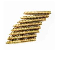 China Double Threaded Dowel Hanger Wood Screw Galvanized 150mm Length for sale