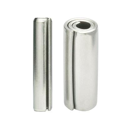 China SUS304 Coiled Spring Pins DIN1481 Zinc Plated M4 Size 16-80mm Length Industrial Fasteners for sale