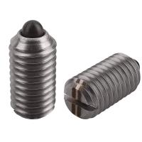 China JIS ANSI Stainless Steel Set Screws M12 with Ball Point - M3 to M16 Sizes, 6-24mm Length for sale