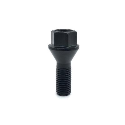 China Black Oxide Grade 12.9 Steel Wheel Hub Bolt M12x55 for Trailer for sale
