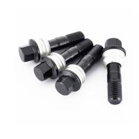 China Stainless Steel Flat Head Hub Bolts M8 M12 Flange Hexagon Car Contour Screw for sale