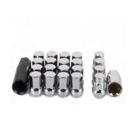 China Aluminum Alloy Universal Car Wheel Nut Caps Hub Screw Cover 32mm 7-Point Colorful Lug Nut for sale