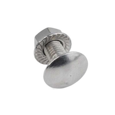 China Wholesale Stainless Steel Coach Bolt and Nut SS304 SS316 A2-70 A4-80 M6-M100 for sale