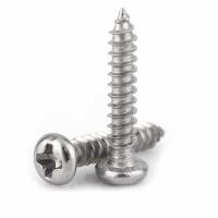 China Stainless Steel Right Hand Self Tapping Screws Zinc Plated Finish for sale