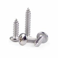 China Stainless Steel Right Hand Self Tapping Screws Zinc Plated Finish for sale