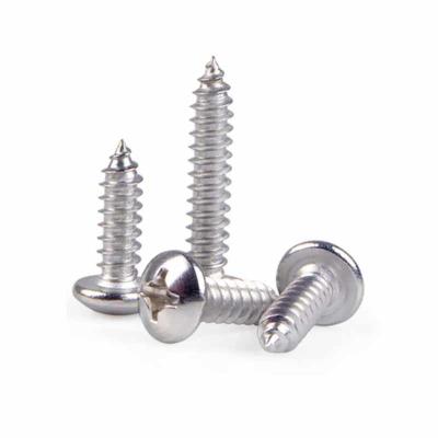 China Phillips Cross Recessed Wood Screw Pan Head Self Tapping Screw - Custom Sizes Available in Stainless Steel & Carbon Steel for sale