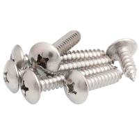 China Stainless Steel Right Hand Self Tapping Screws Zinc Plated Finish for sale