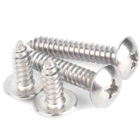 China Stainless Steel Right Hand Self Tapping Screws Zinc Plated Finish for sale