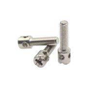 China M4 Phillips Cross Slotted Head Anti Theft Seal Screw Brass 304 Stainless Steel for Electric Meter for sale